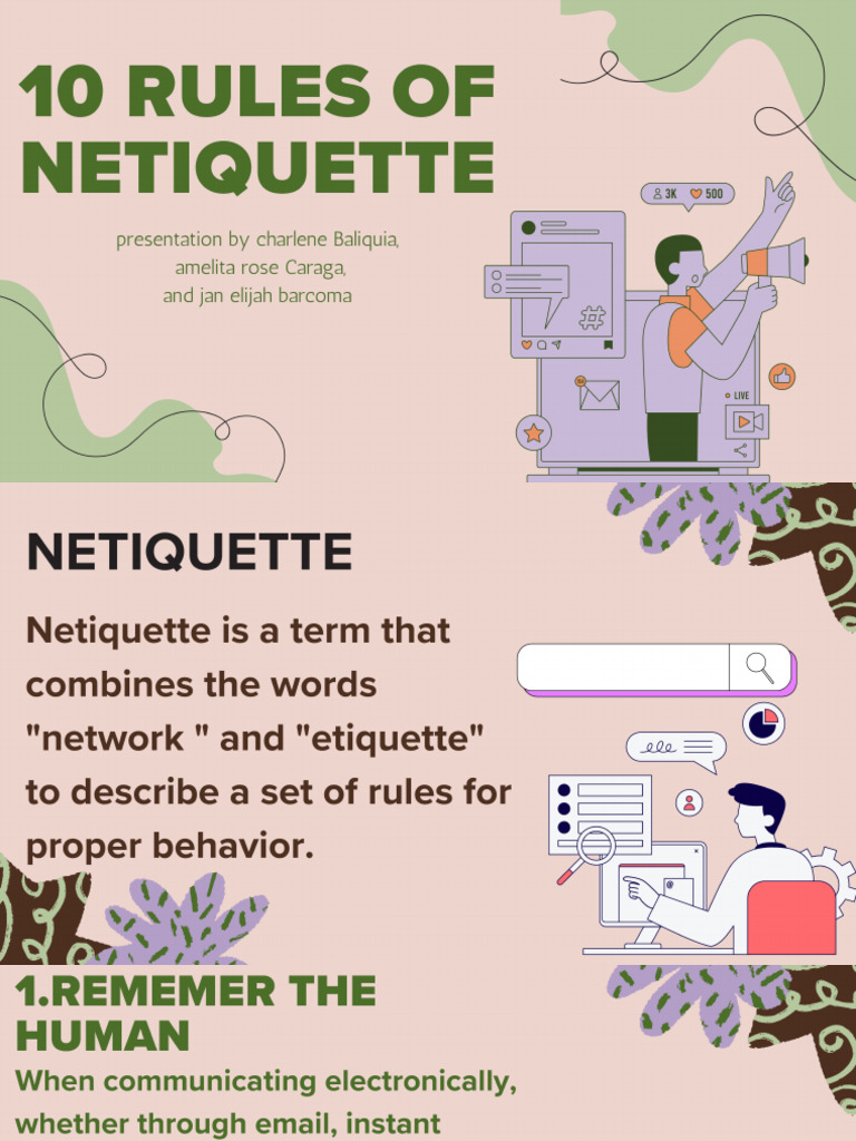 10 Rules of Netiquette - 20240810 - 162906 - 0000 | PDF