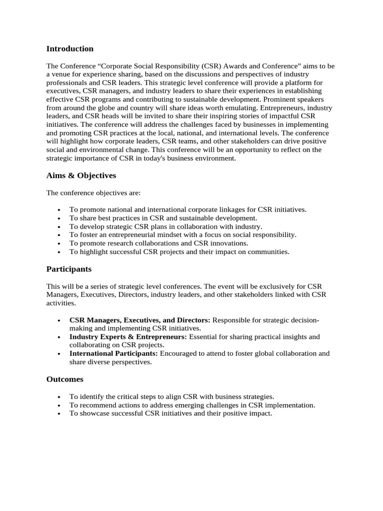 Agenda Csr | PDF | Corporate Social Responsibility | Economies