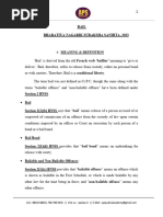 BNSS Notes | PDF | Bail | Arrest