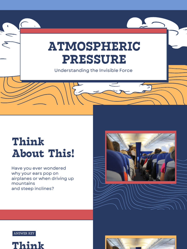 Atmospheric Pressure Education Presentation in 0 Simple Outlined Style ...