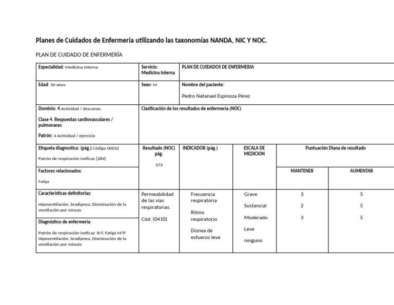 Cuadro Nanda y Noc | PDF