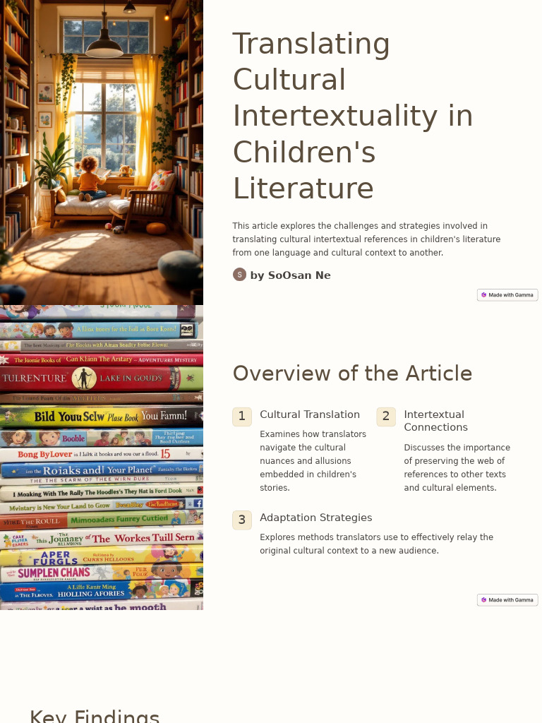 Translating Kids' Cultural References | PDF | Translations ...