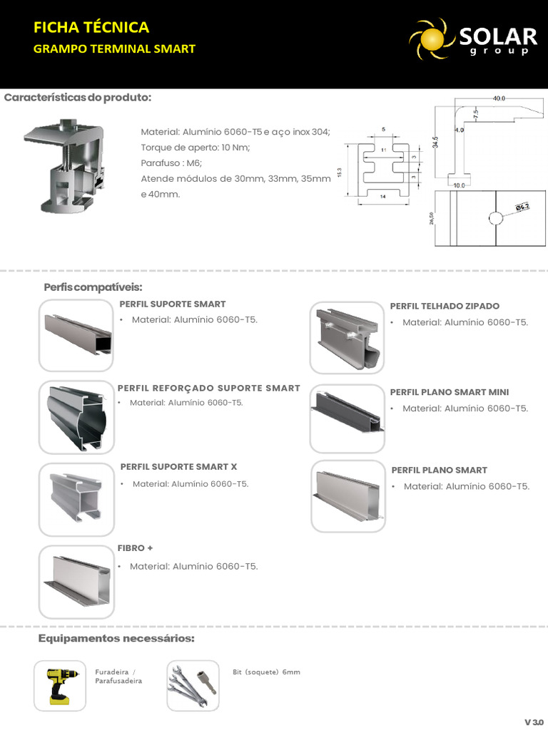 ficha-tecnica-grampo-terminal-smart | PDF