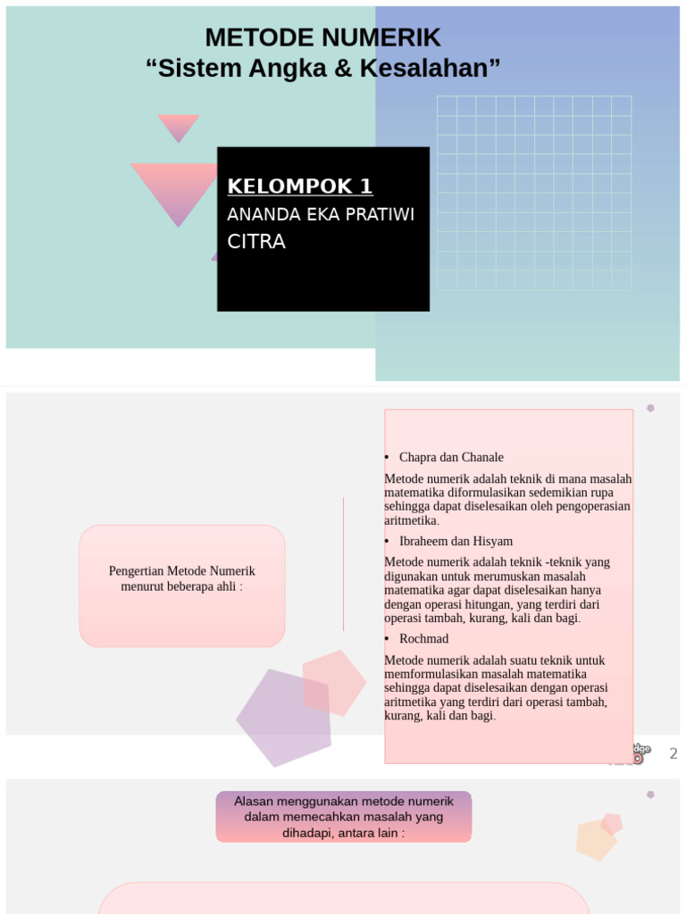 Metode Numerik | PDF
