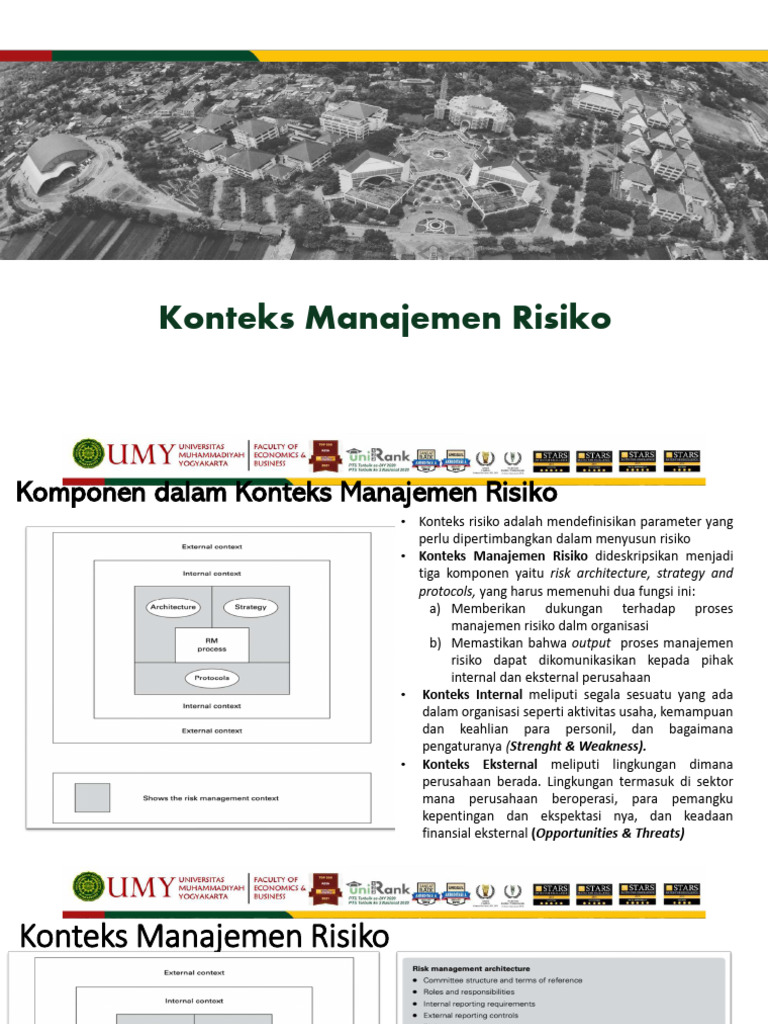 1b Konteks Manajemen Risiko - Kriteria Risiko | PDF