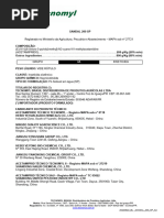 Inseticidas Epingle 100 Bula | PDF | Ferimento | Agricultura