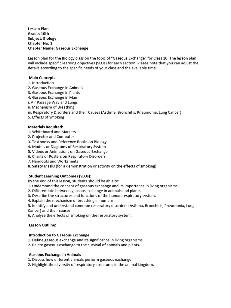 Lesson Plans Class 110 Biology | PDF | Genetics | Heredity