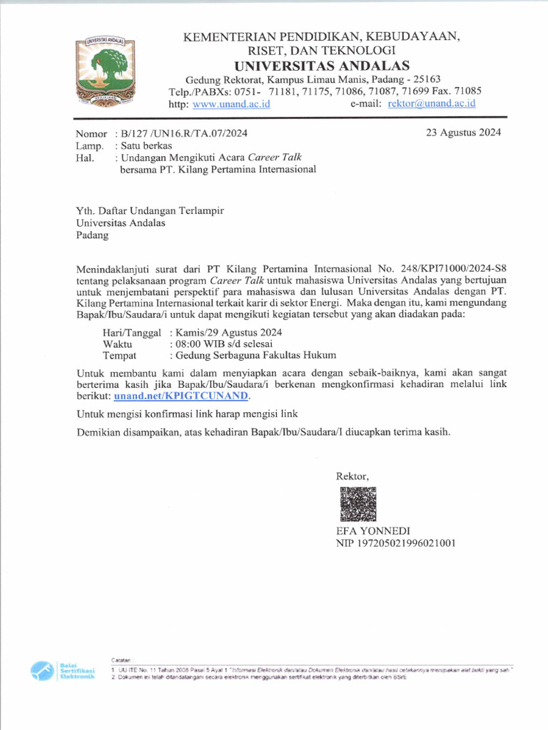 Career Talk Pertamina | PDF