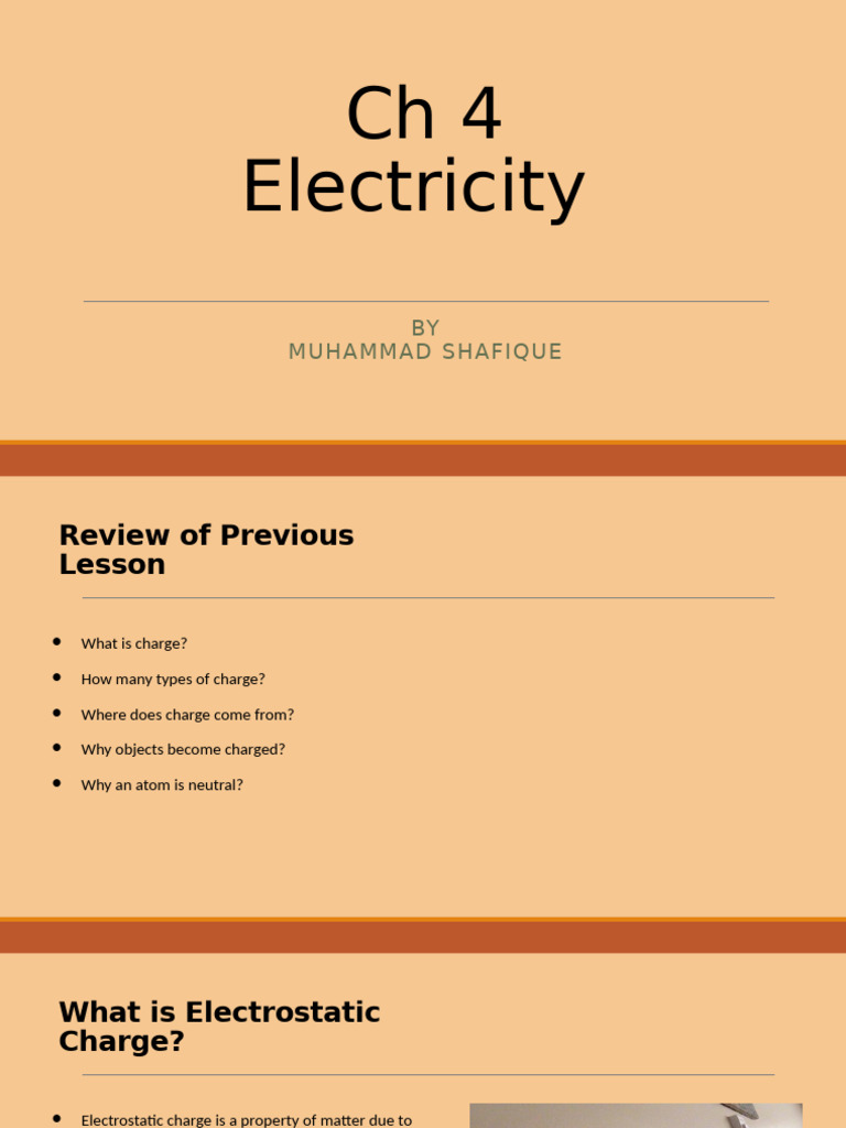 Electricity - 8th Grade | PDF | Electric Charge | Atoms
