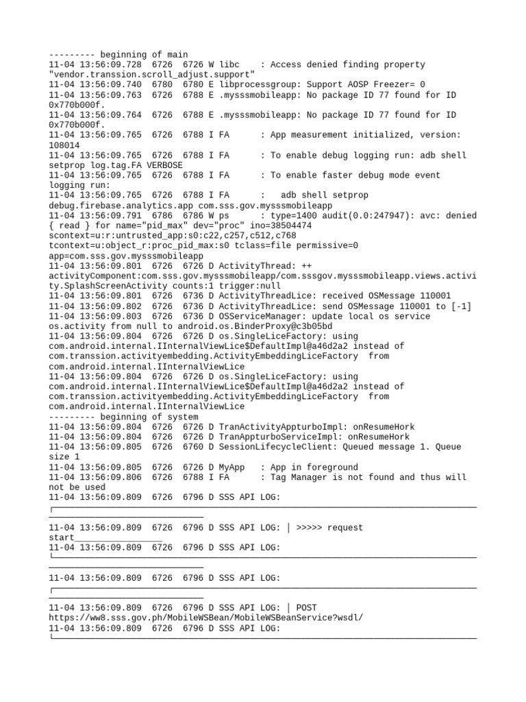 Sss Log 11 04 2024 13 56 09 | PDF | Computer Programming | Software Engineering