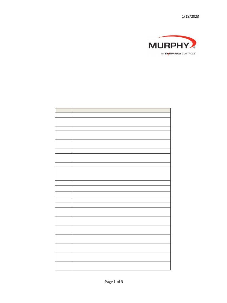 PowerCore Panel I/O Pin Out Guide | PDF | Manufactured Goods ...