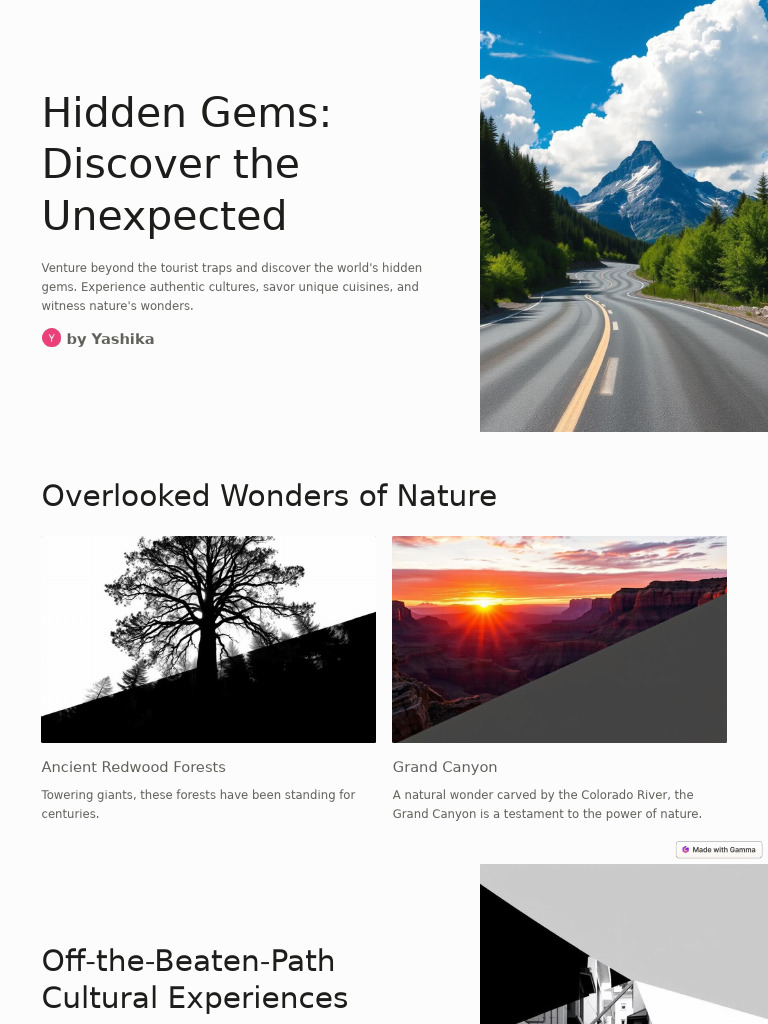 Hidden Gems Discover The Unexpected | PDF