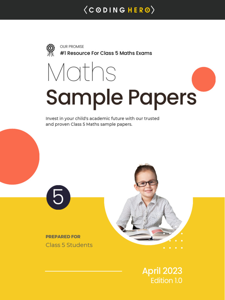 Class 5 Maths Question Papers Preview Chapter 1 | PDF