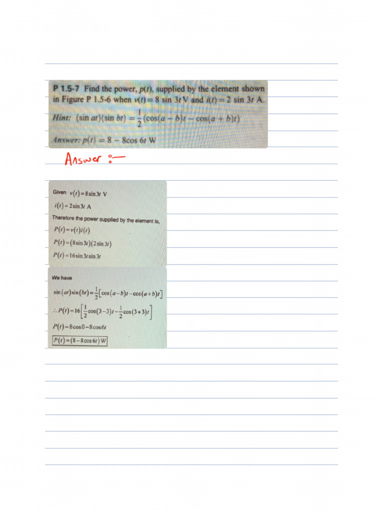 05 Power Example 2 | PDF