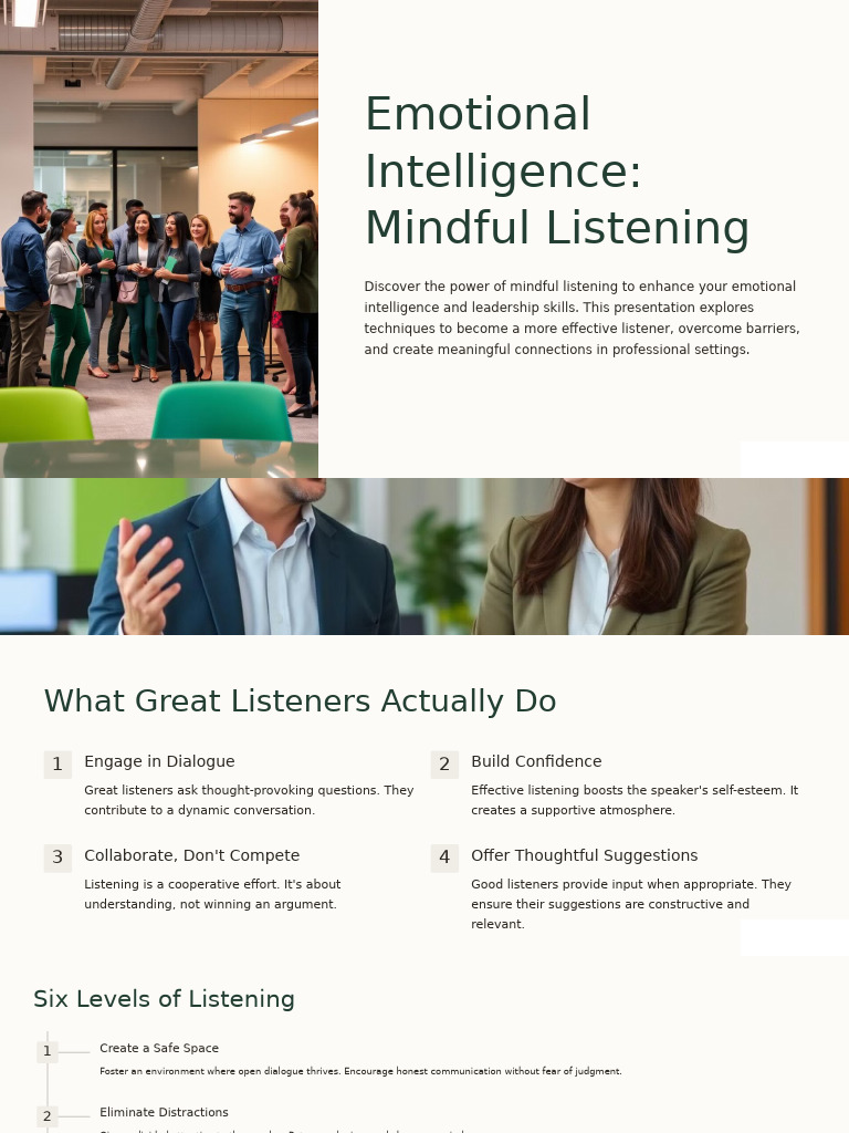 Mindful Listening for Emotional Intelligence | PDF | Nonverbal ...