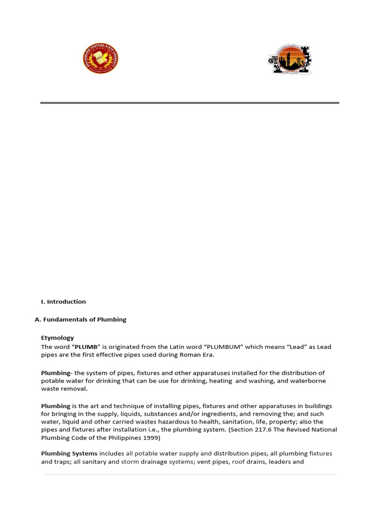 Introduction to Plumbing Principles | PDF | Plumbing | Sanitary Sewer