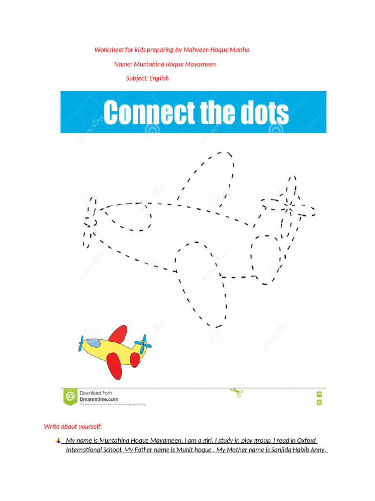 Kids Worksheet | PDF | Language Arts & Discipline