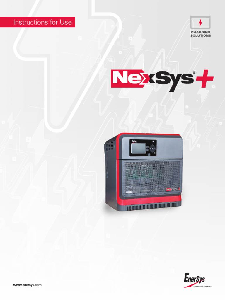 Nexsys Plus Charger Instruction For Use English | PDF | Battery Charger | Electrical Engineering