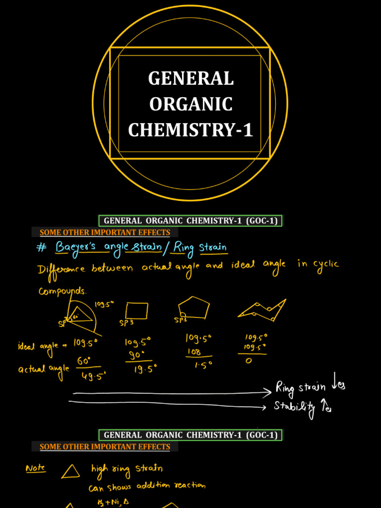 Goc-1 L-3 (Applications of Electronic Effect) | PDF