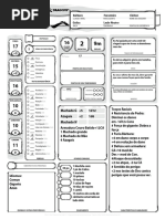 Ficha Kurona Ranze | PDF | Jogos de RPG