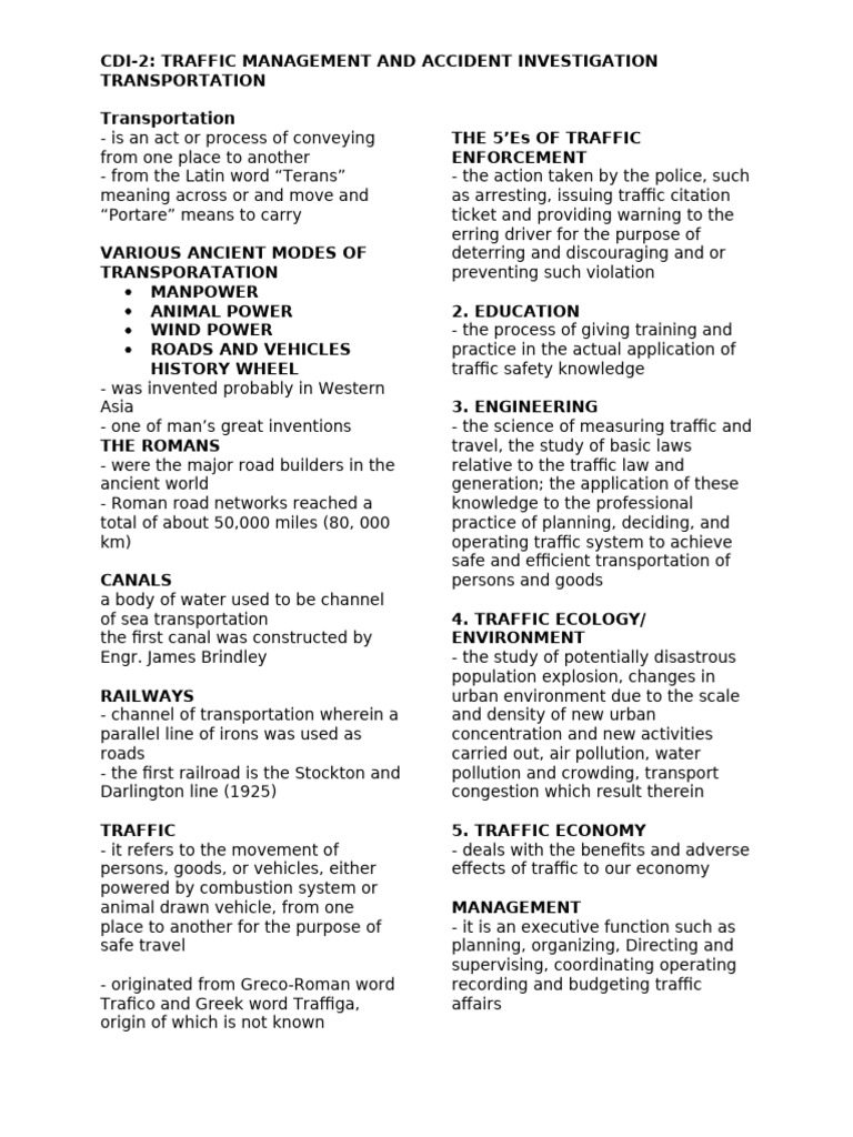 Traffic-Management-DT | PDF | Traffic | Traffic Collision
