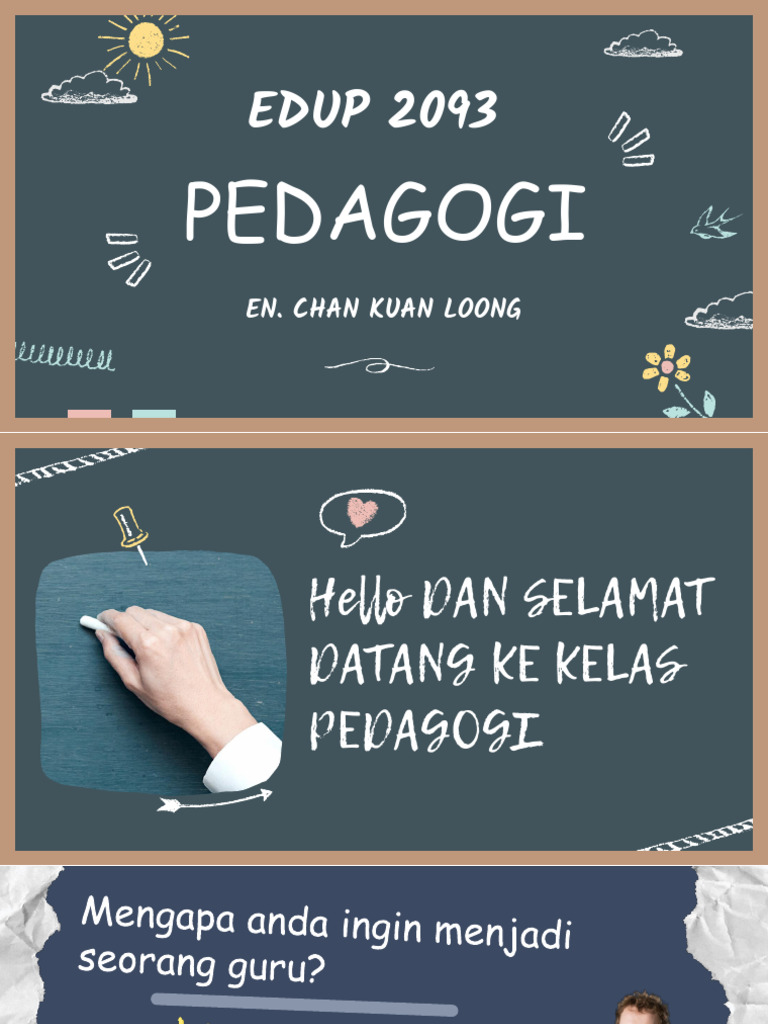 t1 Konsep Pedagogi Pendidikan | PDF | Karier & Perkembangan