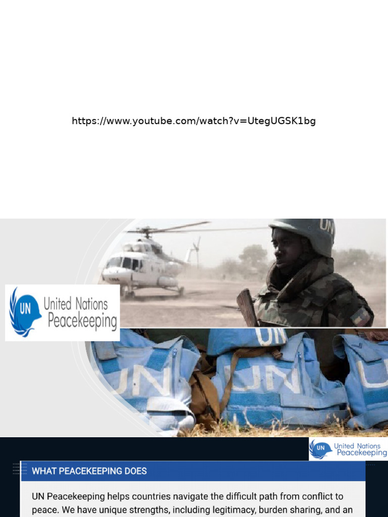 Understanding UN Peacekeeping Forces | PDF | Politics