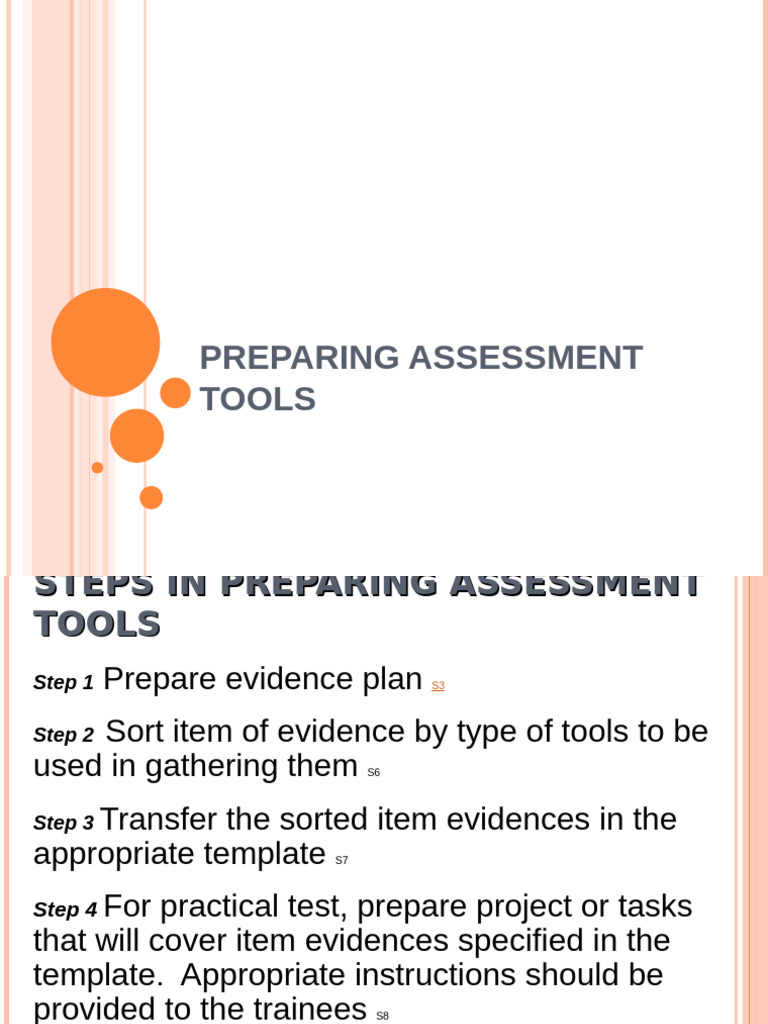 Topic 10 Preparing Assessment Tools | PDF | Learning | Behavior ...