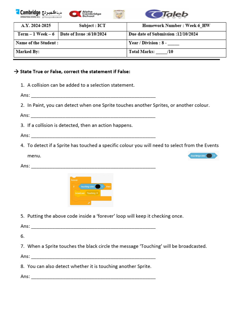 State True or False, Correct The Statement If False | PDF | Computer ...