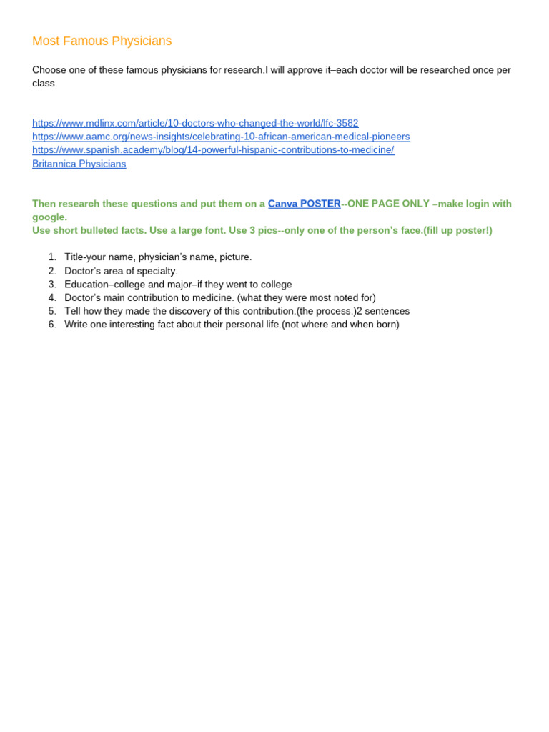 HH Most Famous Physicians Research | PDF | Science & Mathematics