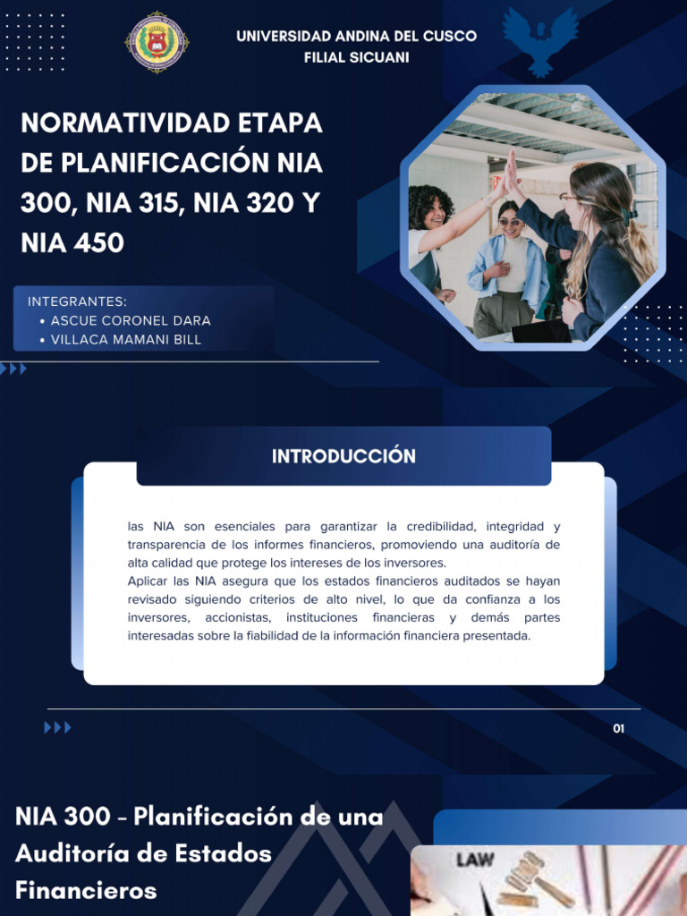 Normatividad Etapa de Planificación NIA 300. NIA 315 NIA 320 y NIA 450 - Compressed | PDF