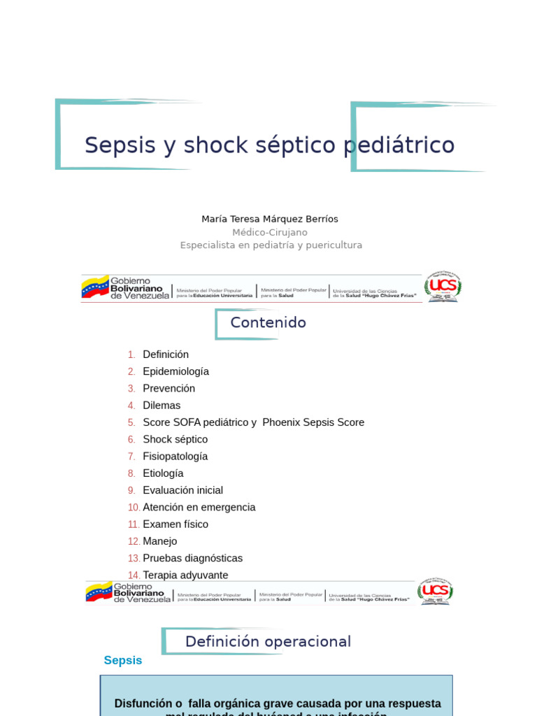 Escala Phoenix en Sepsis Pediátrica | PDF | Septicemia | Epidemiología