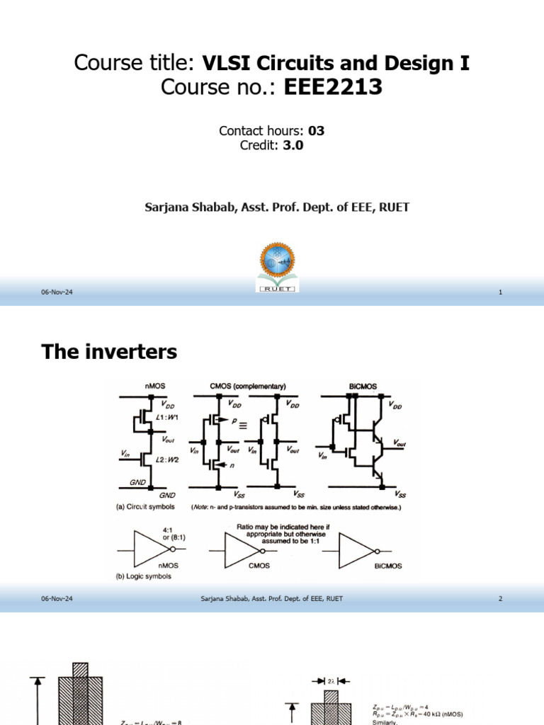 VLSI-Class 6 | PDF | Science & Mathematics