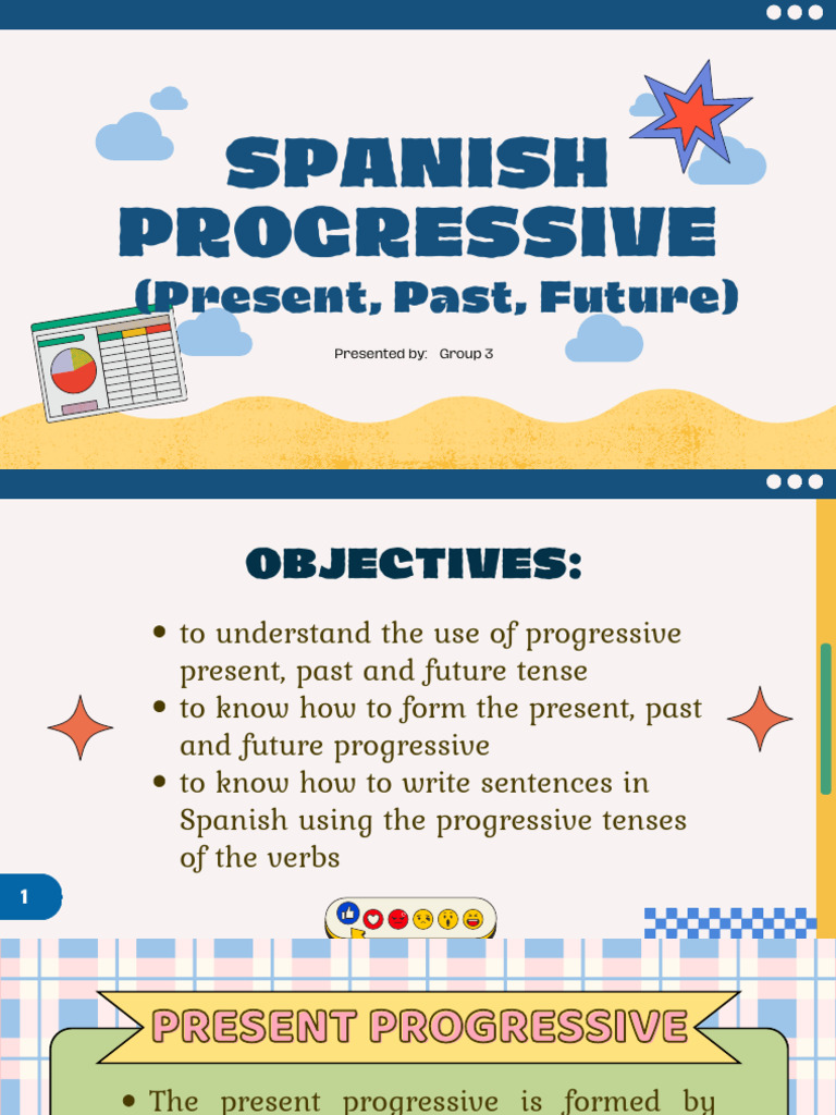 Spanish Progressive Tenses Explained | PDF | Grammatical Tense | Languages