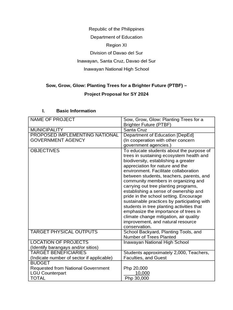 Project Proposal (Group 4) | PDF | Biodiversity | Environmentalism