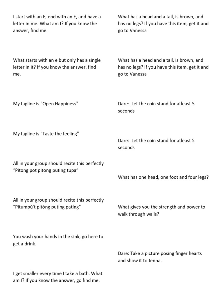 Treasure Hunt | PDF | Self-Improvement