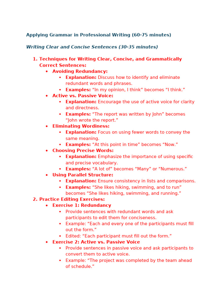Mastering Grammar for Professional Writing | PDF | Verb | Linguistics