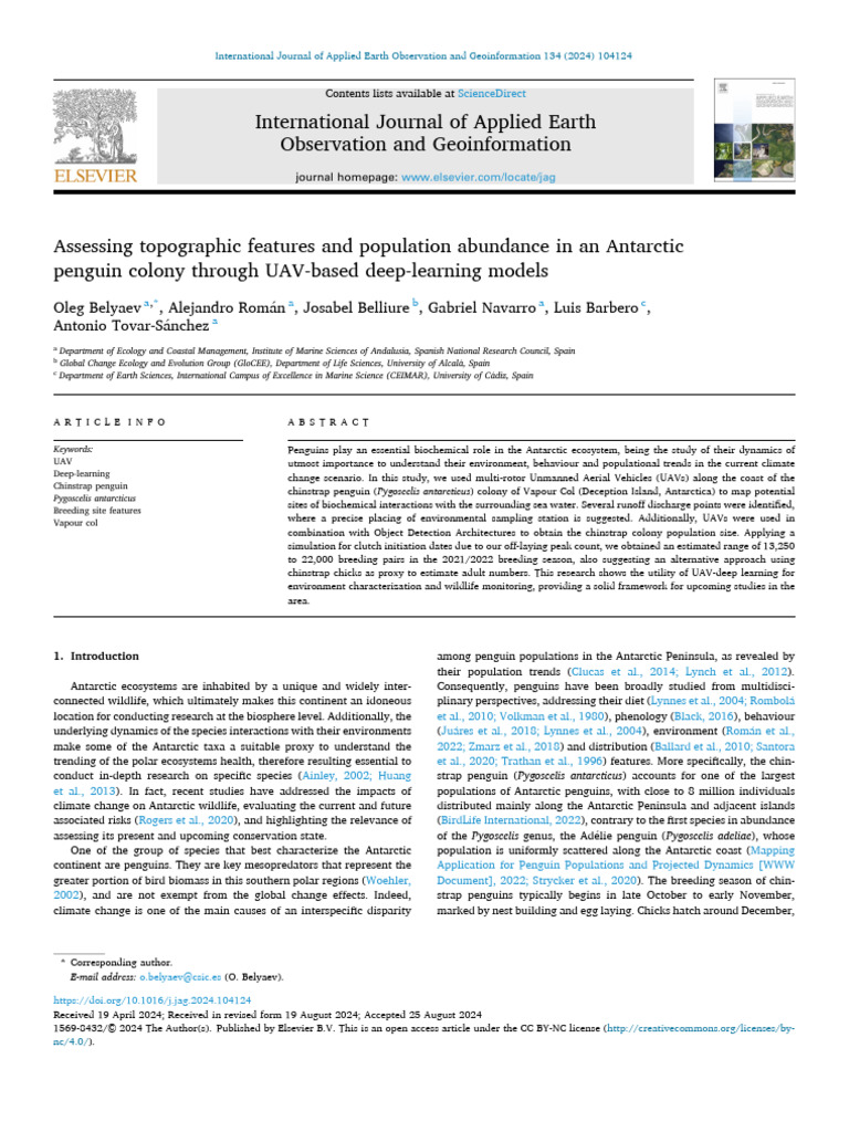 5 - Assessing Topographic Features and Population Abundance in An ...