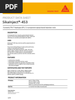 Sika® Injection-201 CE Data Sheet | PDF | Viscosity | Physical Sciences