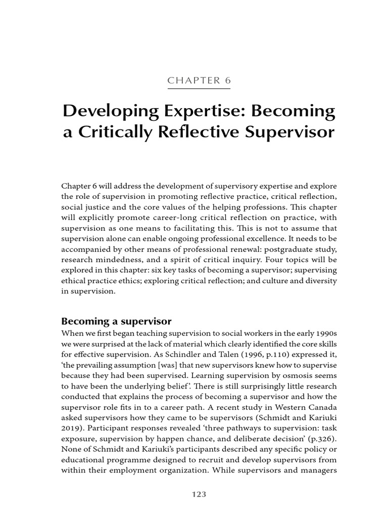Critically Reflective Supervision Guide | PDF | Feeling | Knowledge