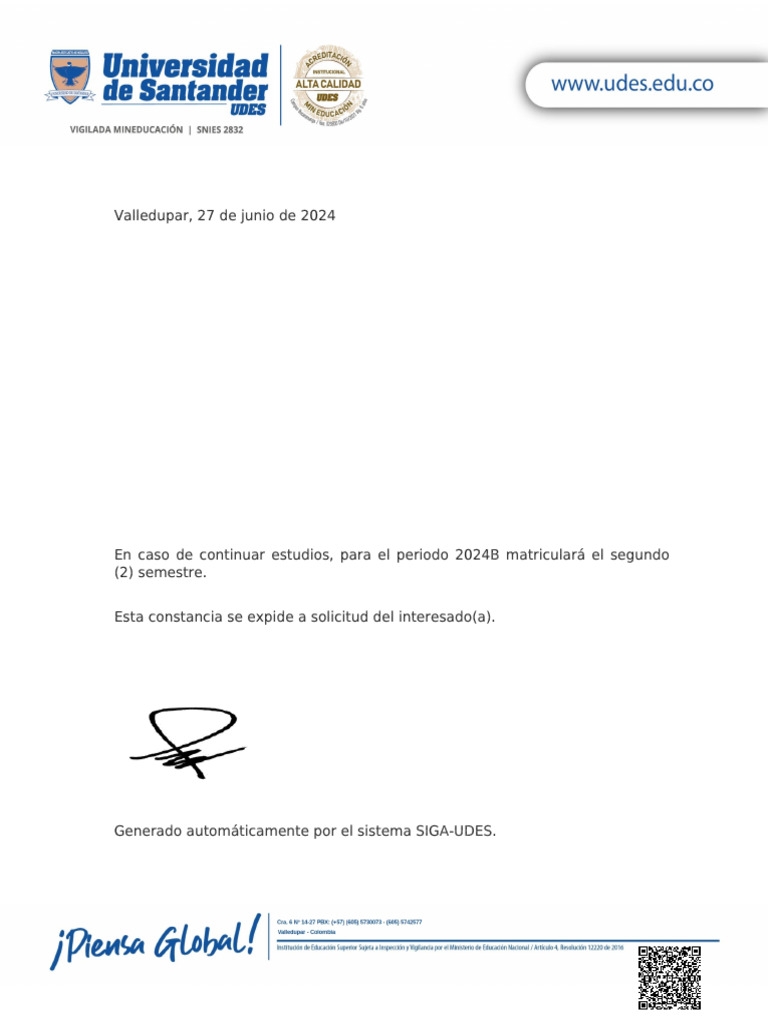 Valledupar, 27 de Junio de 2024: RCA-11306-VAL | PDF | Finanzas y dinero
