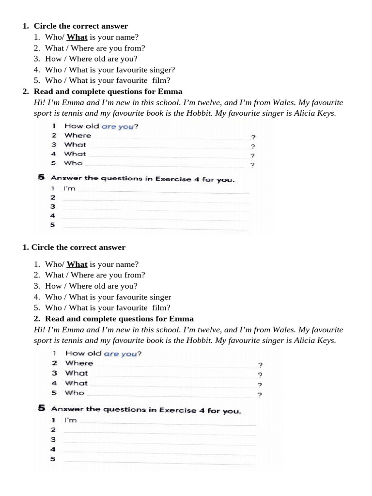 Circle The Correct Answer | PDF | Art