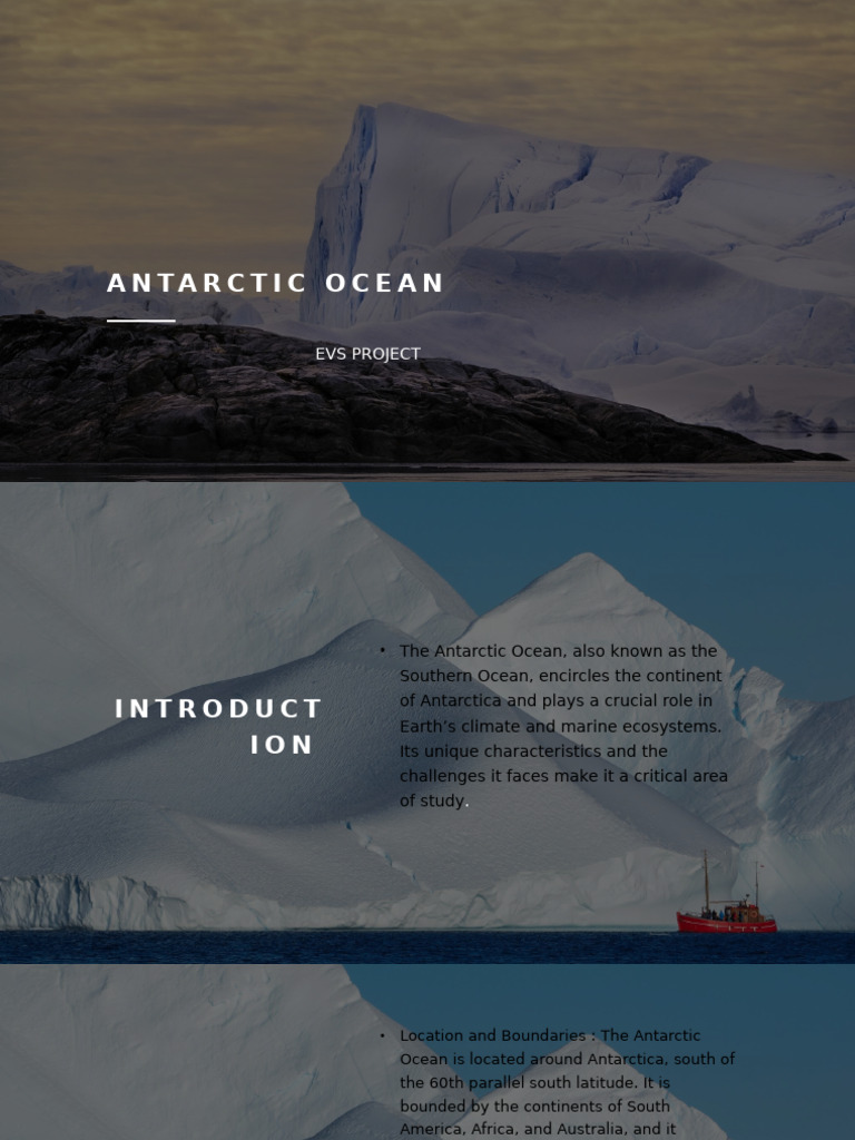 EVS(Antartic Ocean) | PDF | Antarctica | Oceans