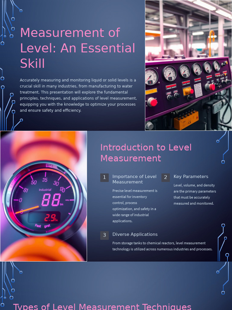 Ffffinal Measurement of Level An Essential | PDF | Metrology