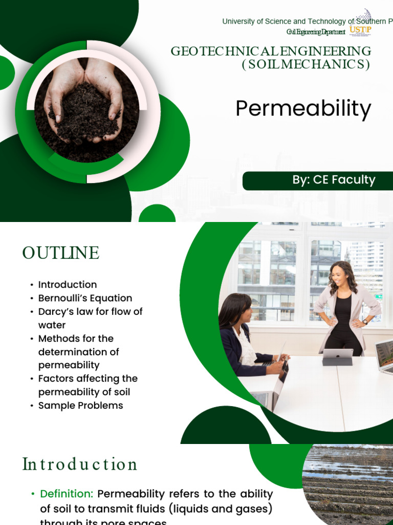 Finals Topic 1 - Permeability 1 | PDF | Permeability (Earth Sciences) | Soil Mechanics