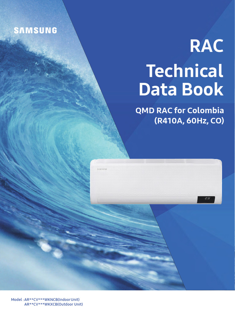 RAC Technical Data Book for Colombia | PDF | Air Conditioning | Pipe ...