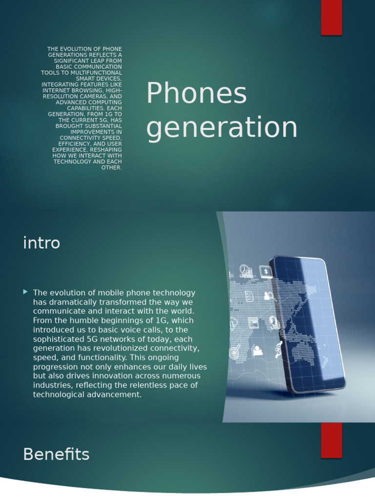 phones generation | PDF | Telephone | Information Technology