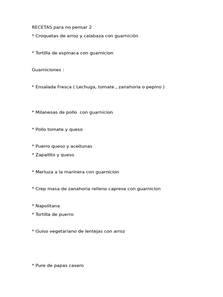 Recetas Faciles 2 | PDF