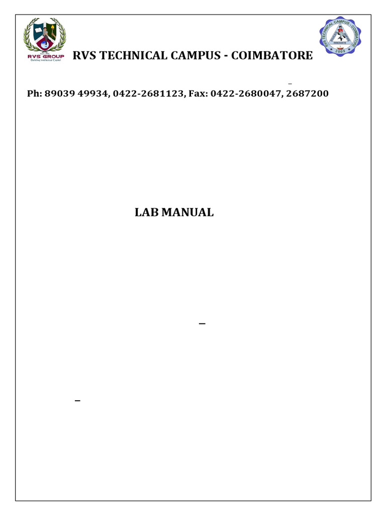 CE3361 - Surveying Lab Manual Print | PDF | Surveying | Geographical ...