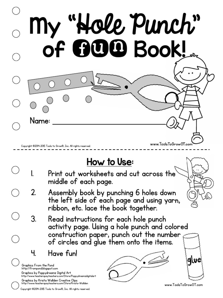 Fun Hole Punch Activity Guide | PDF | All Rights Reserved